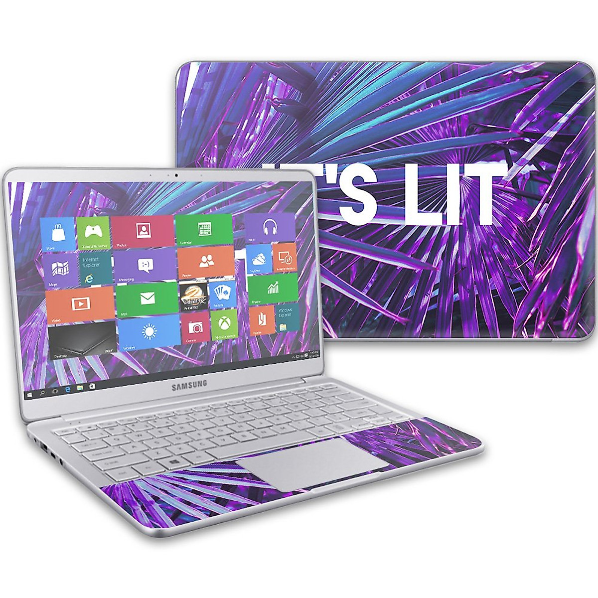 MightySkins Skin Compatible with Samsung Notebook 9 – Its Lit | Protective, Durable, and Unique Vinyl Decal wrap Cover | Easy to Apply, Remove, and Change Styles | Made in The USA