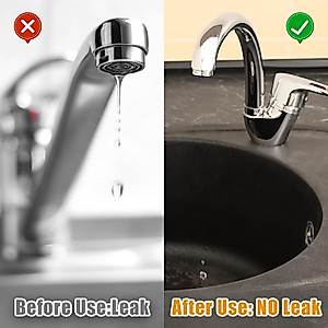 Hohean 8 Pack Dual Seal Cartridge Replacement Compatible with Moen 1225 1225B Cartridge, One Handle Kitchen and Bathroom Faucet Cartridge Fits Single Handle Faucet Showers, Brass