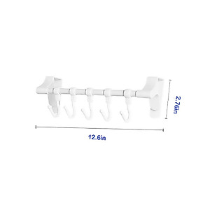 Tinkeep Utensils Hanging Hooks Over The Cabinet Door Organizer Holder Utensil Racks Under Cabinet,Cabinet Hook Towel Bar Kitchen Cabinet Towel Rack