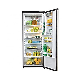 Danby Designer DAR110A1BSLDD 11 Cu.Ft. Apartment Refrigerator in Fingerprint Free Stainless Finish, Full Fridge for Condo, House, Small Kitchen, E-Star Rated, Spotless Steel