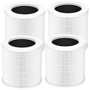 A2001 Replacement Filter Compatible with A2001 Air Purifier, 3 IN 1, H13 True Filter With Activated Carbon and Pre-Filter, 4 Pack Compared to Part #AF-2001