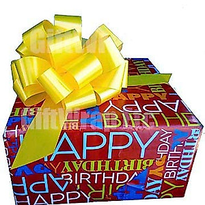 Big Easter Gift Basket Pull Bows - 9" Wide, Set of 9, Light Pink, Blue, Yellow, Lavender, Bows for Gifts, Christmas, Presents, Boxing Day, Wreath, Birthday, Fundraiser, School Dance, Gift Bows