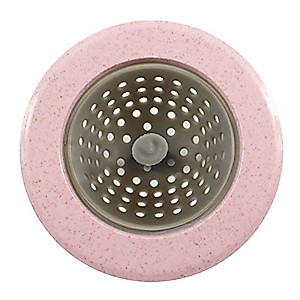 BNYZWOT Kitchen Silicone Sink Strainer Garbage Disposal Strainer Sink Drain Catcher Plug Drain Cover Kitchen Sink Basket for Kitchen Sinks Silicone Beige Pink Blue Green 4 Pack