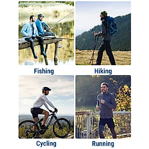 COOFANDY Men Full Zip UPF 50 Sun Protection Hoodie Jacket Long Sleeve Lightweight Breathable UV Shirts with Pockets