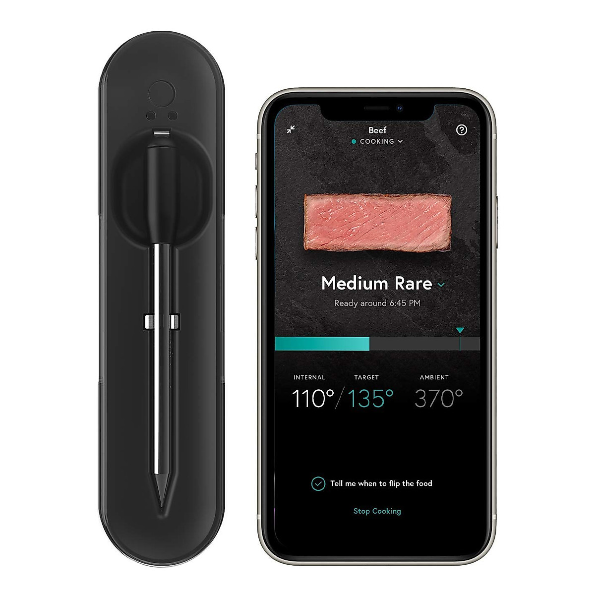 Yummly Smart Meat Thermometer with Wireless Bluetooth Connectivity