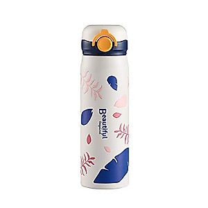 JASSY Stainless Steel Vacuum Insulated Water Bottle for Sports and Travel, BPA-Free,15OZ