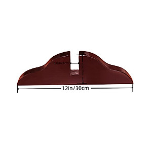 2pcs Wooden Room Divider Stand - Folding Privacy Screen Holder Thickened Base for Home Hotel Room - Bedroom Dressing Room Panel Bracket (A Stand)