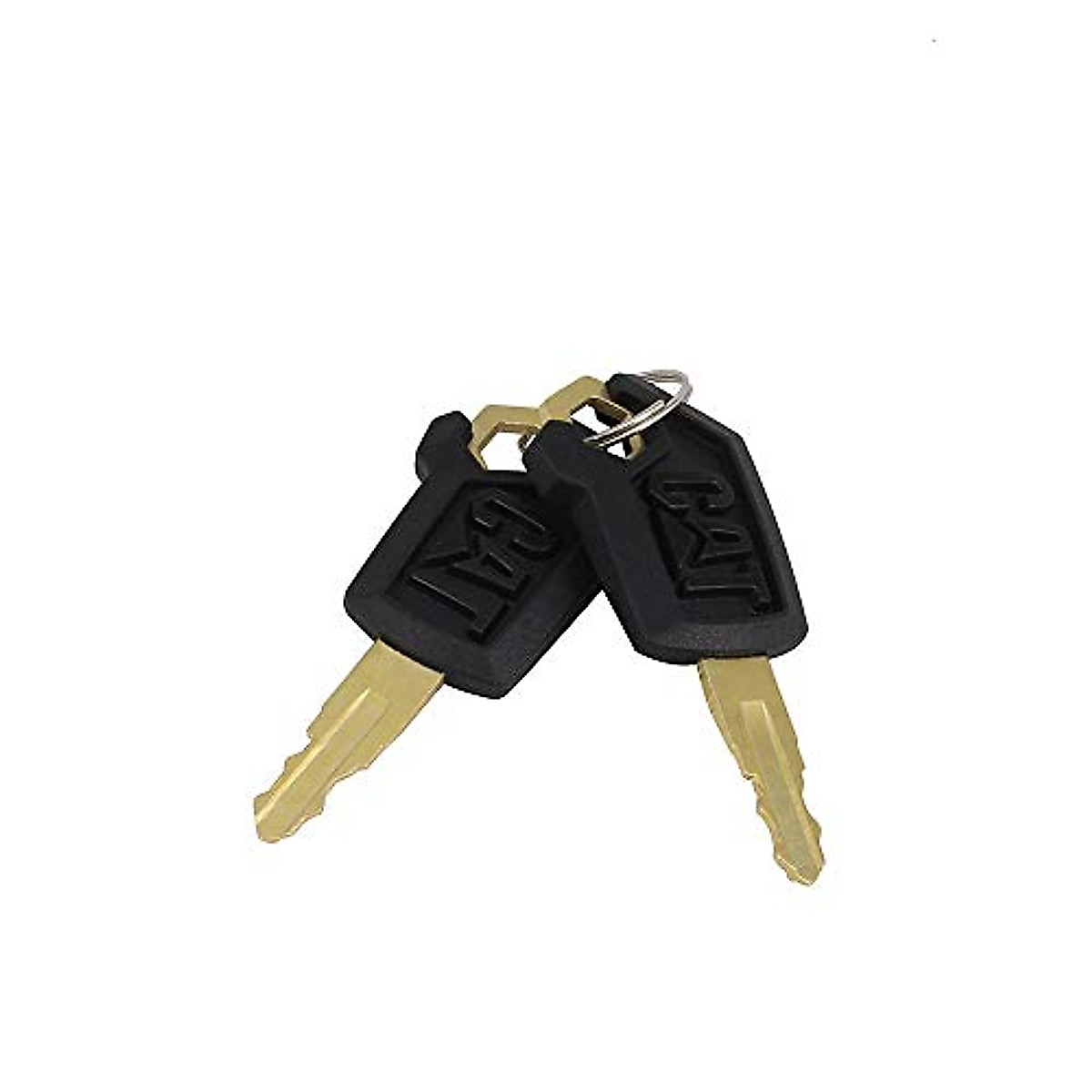 HKOO Cat Keys for Caterpillar Heavy Equipment 2 Packs (Cat Keychain)