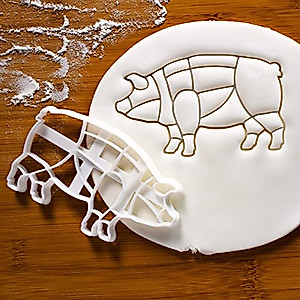 Pig Butcher Cut cookie cutter, 1 piece - Bakerlogy