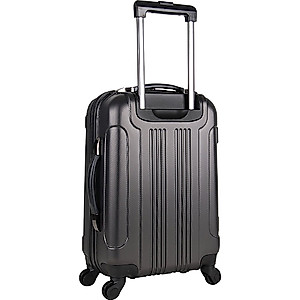 Kenneth Cole REACTION Out of Bounds Lightweight Hardshell 4-Wheel Spinner Luggage, Rose Gold, 20-Inch Carry On