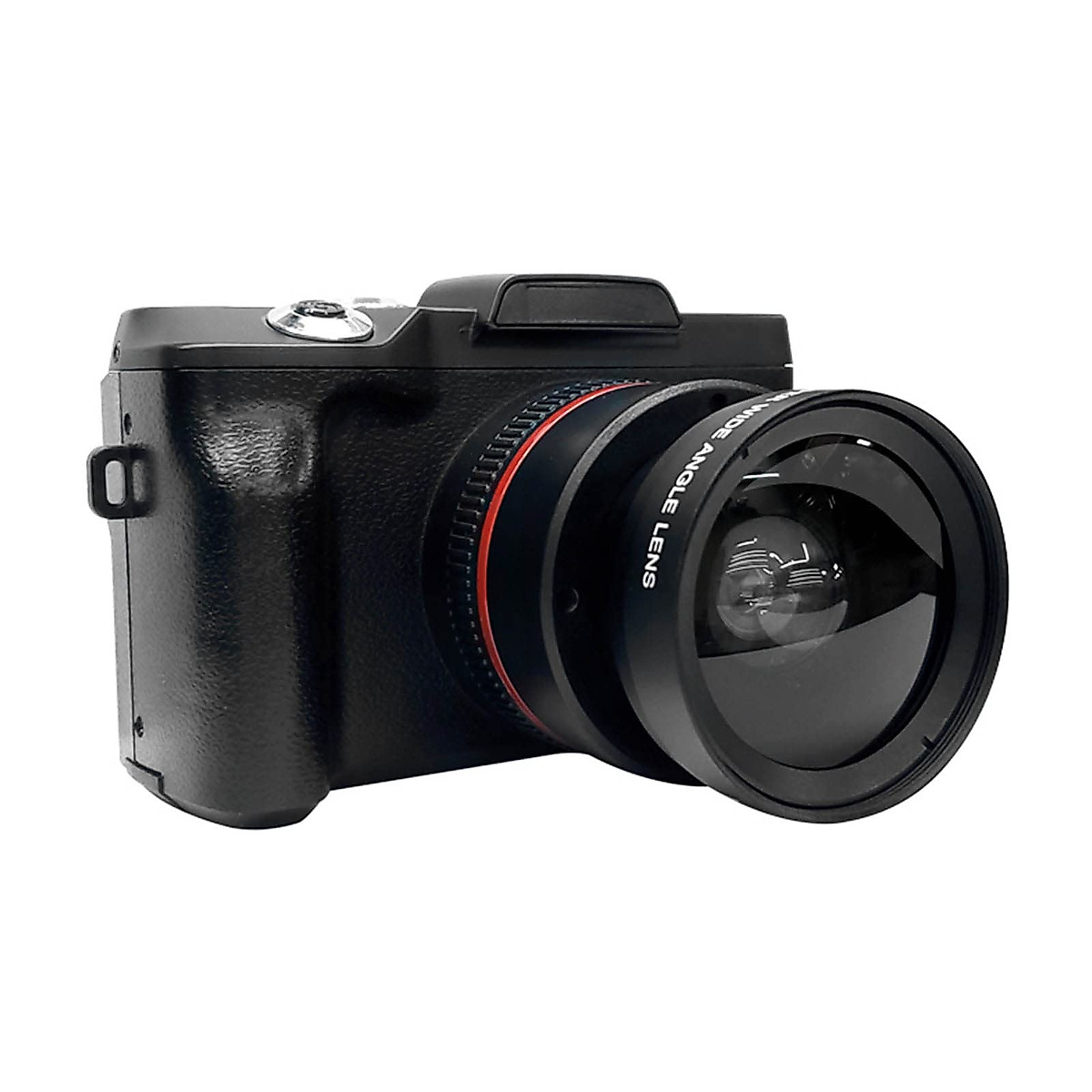 1080p Camera Digital Camera for Photography, Mini Vlogging Camera with 2.4 Inch HD Large Screen, 16x Digital Zoom, Detachable Lens, Built-in Microphones, Cool Stuff, Travel Essensials