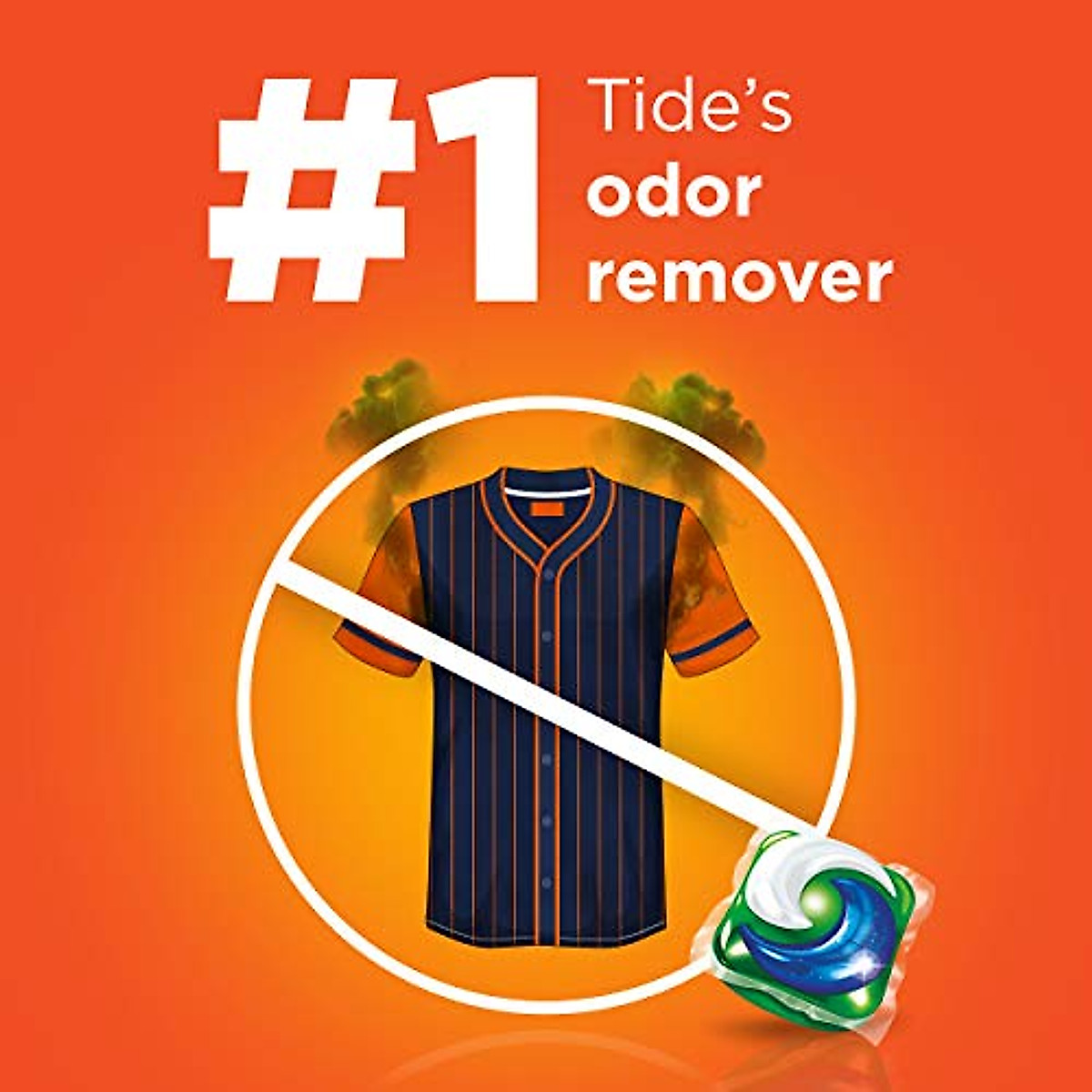 Tide PODS 4 in 1 Febreze Sport Odor Defense, Laundry Detergent Soap PODS, High Efficiency (HE), 61 Count