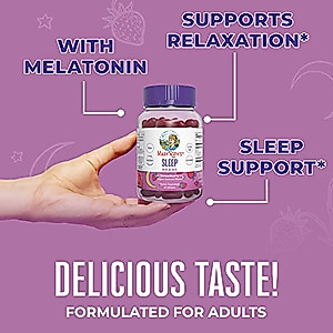 MaryRuth's Melatonin Vita-Beans for Adults | Relaxation & Sleep Support for Ages 14+ | Vegan | Non-GMO | Gluten Free | 90 Count