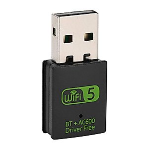 CHICIRIS 【𝐄𝐚𝐬𝐭𝐞𝐫 𝐏𝐫𝐨𝐦𝐨𝐭𝐢𝐨𝐧】 RTL8821CU WiFi Network Card, 2 in 1 WiFi Dongle, Smartphones for Windows7/8/8.1/10/Xp