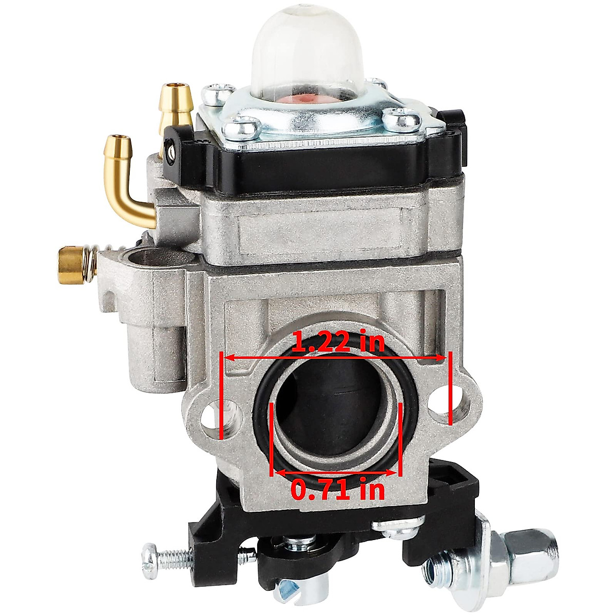 Huztl 300486 Carburetor fits Earthquake E43 E43CE E43WC Auger MC43 MC43E Tiller Cultivator MD43 WE43 WE43E Powermate PEA438 PCV43 Southland SCV43 Eskimo M43 43CC Engine