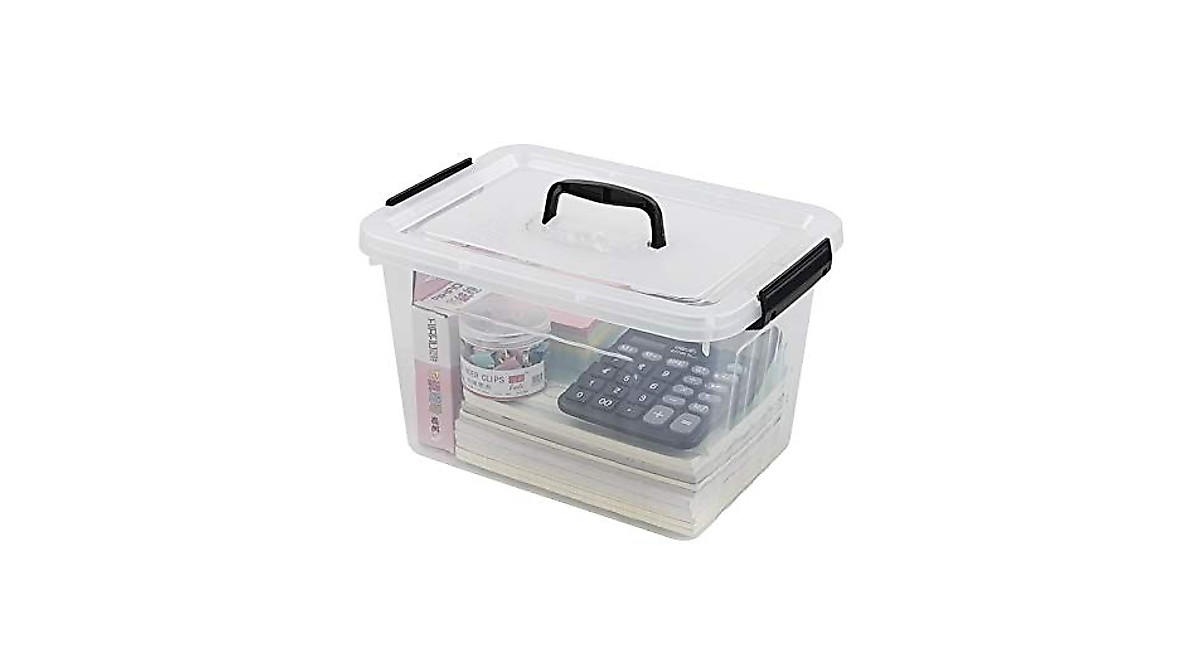 Nicesh 1-Pack Plastic Storage Box for Easy Organization