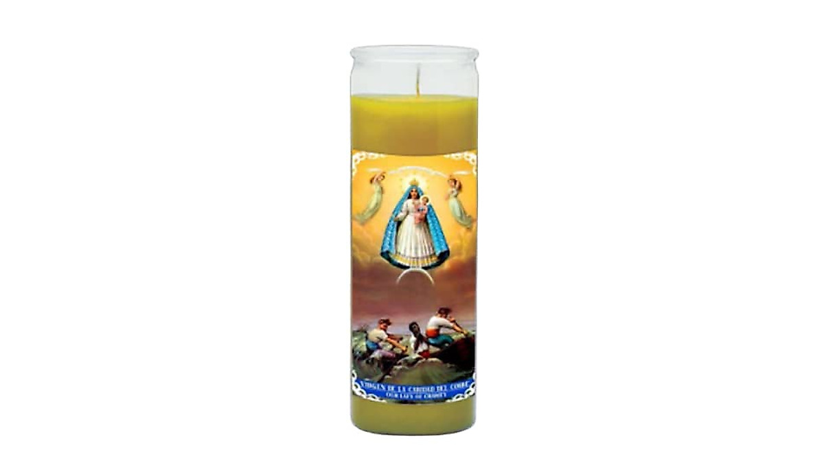 Our Lady of Charity Yellow Candle - Hope & Spiritual Rituals