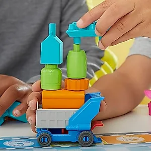 Grocery Go Karts Board Game for Preschoolers and Kids Ages 4 and Up, Building Game with Mini Groceries, Preschool Games for 2-4 Players