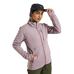 Burton Women's Standard Multipath Full-Zip Fleece, Elderberry, Large