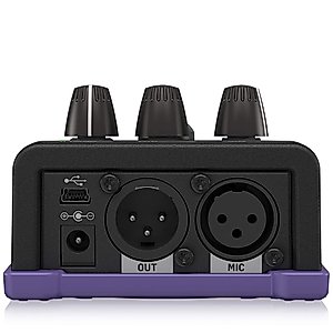 TC-Helicon VOICETONE X1 Single-Button Stompbox for Dramatic Megaphone and Distortion Vocal Effects