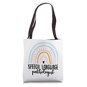 Speech Language Pathologist Speech Therapy SLP Gift Boho Tote Bag