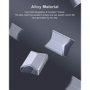 Hagibis USB External Sound Card Adapter Alloy 2 in 1 USB to 3.5mm AUX TRRS Headphone and Microphone Jack Audio Adapter Mic Stereo Sound Card for Windows, Mac, PC, Laptops, Desktops, PS4, PS5 (Grey)