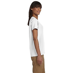Gildan Ladies' Ultra Cotton? 6 oz. T-Shirt M White