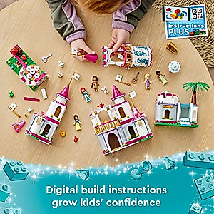 LEGO Disney Princess Ultimate Adventure Castle Building Toy 43205, Kids Can Build a Toy Disney Castle, Disney Gift Idea for Boys Girls with 5 Disney Princess Mini-Dolls, Ariel, Rapunzel and Snow White
