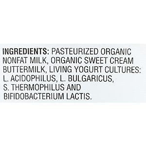 Straus Family Creamery, Non Fat Plain Yogurt, 32 oz