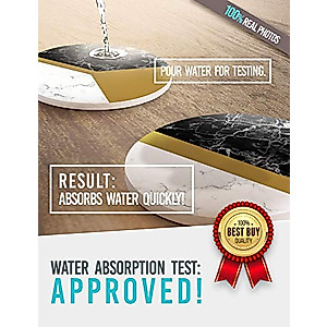 Set of 4 Fancy Absorbent Stone Coasters for Bars and Tables in Nude Colours