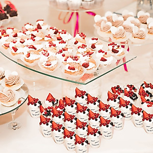 Nuogo 200 Pack Plastic Shot Glasses 2 oz Hard Plastic Disposable Cups Clear Sample Cups Cheer Cups Small Tasting Cups for Wine Whiskey Food Sample Condiments Sauce Party Supplies