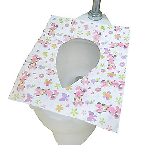 Neat Solutions Disney Minnie Mouse Potty Topper Disposable Toilet Seat Covers, 10-Count, 10 Count