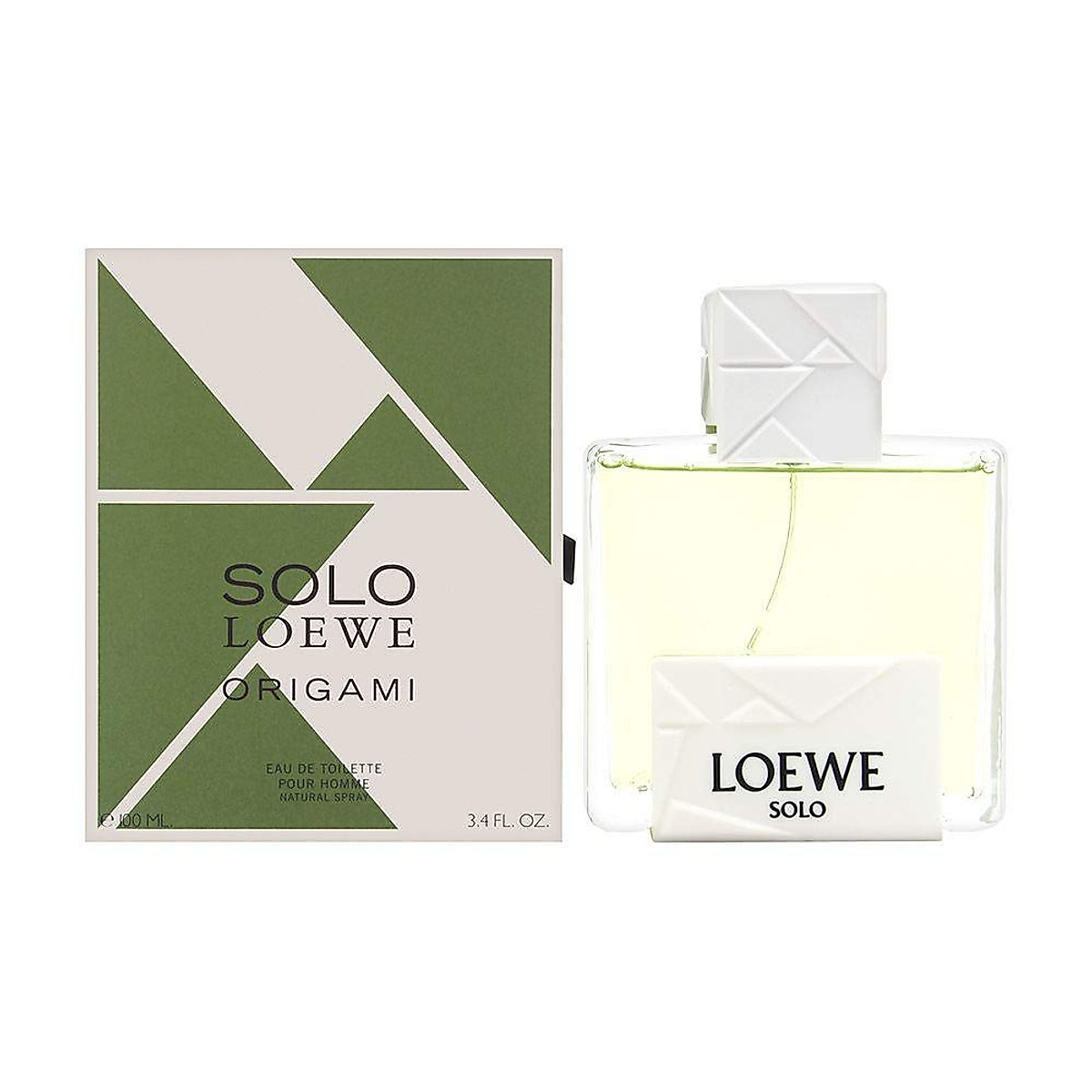Loewe Solo Origami for Men Eau De Toilette Spray, 3.4 Ounce
