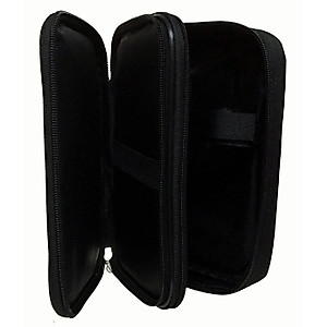 Tetra-Teknica Essentials Series MCH-01 Double-Layered and Padded Carrying Zipper Case with Wrist Strap for Handheld Multimeter, Color Black