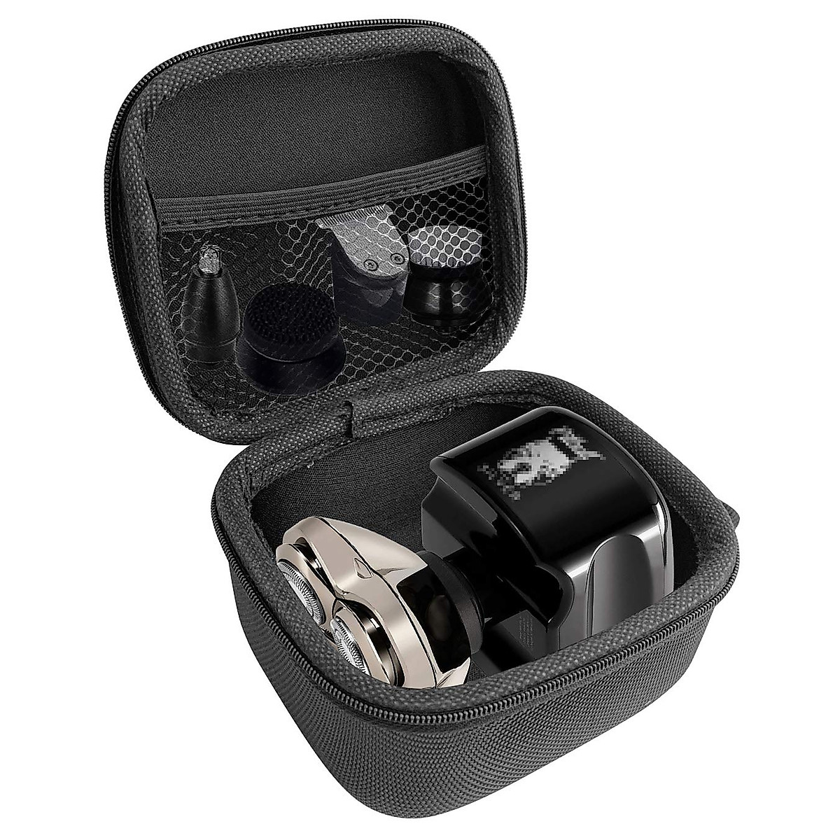 FitSand Hard Case Compatible for Skull Shaver Pitbull Silver PRO Electric Razor