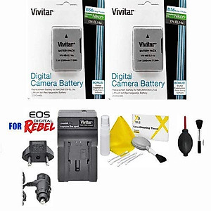 Giant All You Need HD Accessory KIT for Canon EOS Rebel SL2 Canon EOS Rebel SL3 Backpack Tripod Wide Angle Lens Zoom Lens Flash LP-E17 Batteries Charger Remote Lens Hood