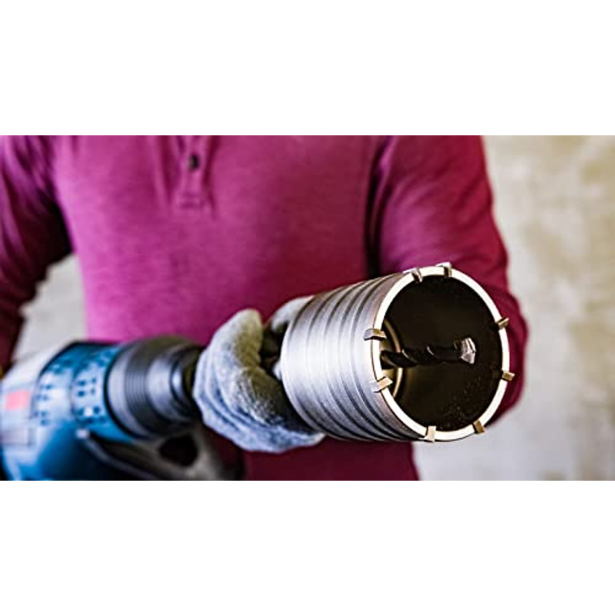 BOSCH HC8526 2-5/8 In. x 22 In. SDS-Max Rotary Hammer Core Bit Ideal for Applications in Concrete