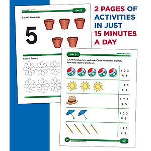 Summer Bridge Activities Preschool to Kindergarten Workbooks, Phonics, Handwriting, Math, Early Learning Summer Learning Activities, Kindergarten Workbooks All Subjects With Flash Cards