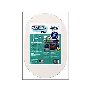 Bosal Dbl Side Oval 2pc Craf-Tex Fusible Double Sd Plus Lg