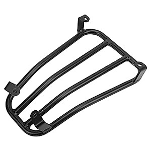 Motorcycle Scooter Footrest Luggage Rack Carrier for GTS 150 250 300 GTV 2017-2022 (Black)