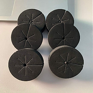 30 Pack Cloning Collars Inserts Premium Grade Foa, Plant Accessories Hydroponic Tower Aero Garden Pods Garden Clone Collar Hydroponics Sponge(Black)