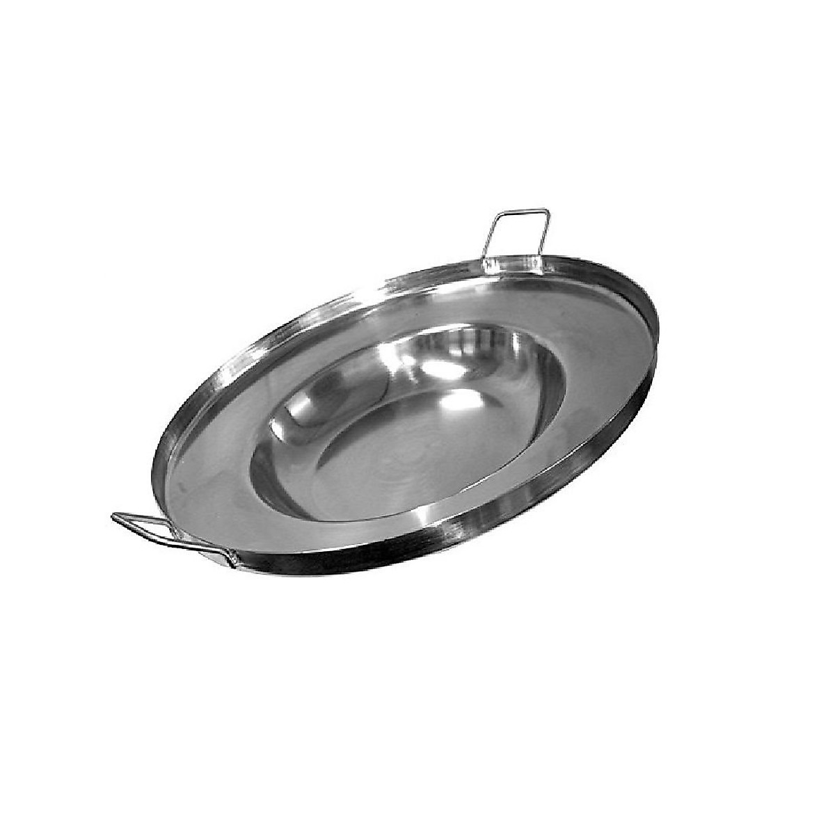 Large Mexican Style Wok Comal Cazo Griddle Fryer Chicharron Deep Fry Pan Stainless Steel For Carnitas Panza Abajo 23" Paella