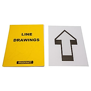 Milescraft 1221 Pantograph PRO - Complete Tracing Routing System for Custom Made Wood Signs, Black