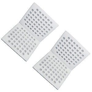 2 Sets 4pcs Refrigerator Quail Egg Tray Small Eggs Trays Eggs Dispenser Pheasant Container Egg Case Portable Mini Fridge Pearl Quail Eggs Tray Minifridge Cartons White Flat Mustard