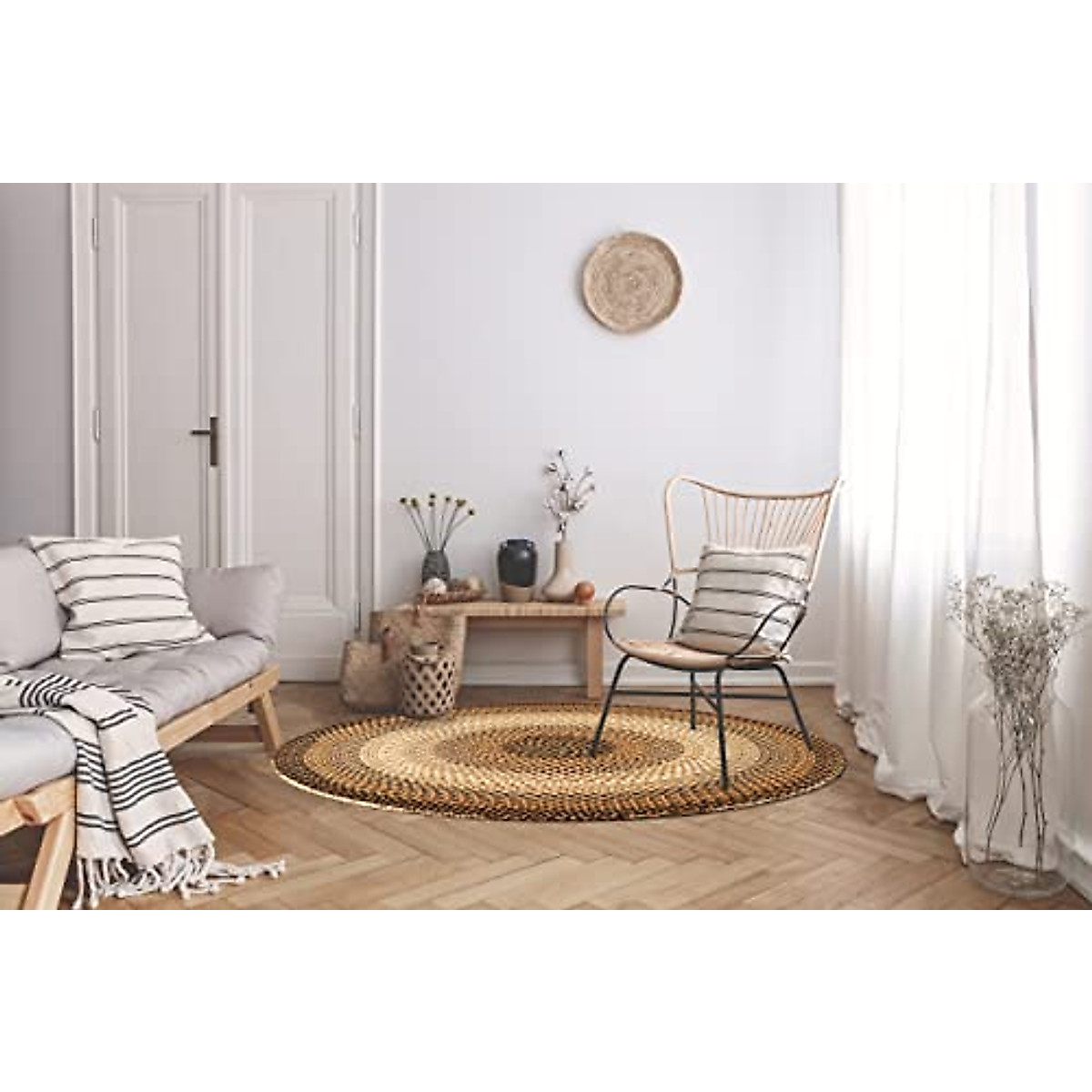 RRI Home Decor Eastport Area Rug, 6 Foot, Taupetone