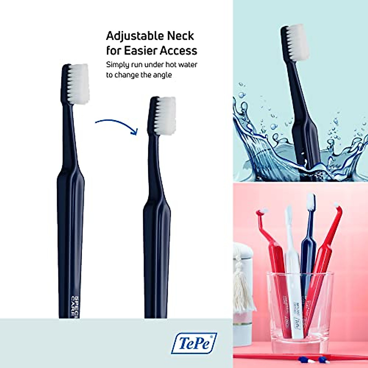 TEPE Special Care Soft-Bristle Toothbrush, Post-Surgery Toothbrush for Sensitive Teeth and Gums