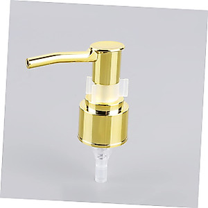 Cabilock 2pcs Pump Bottle Heads Top Soap Pump Tops Liquid Pump Dispenser Head Lotion Jars Replacement Pump Bottle Pump Tops Replacement Soap Bottle Pump Head Dispensing Pump Uv