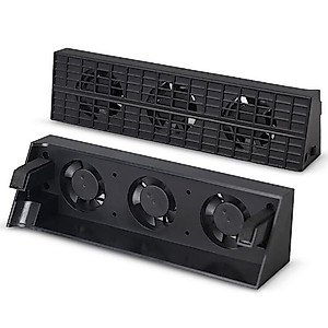 OSTENT External Cooling Fan Turbo Cooler Radiator for Sony Playstation 4 PS4 Slim Console