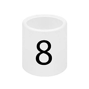SSWBasics Mini Slip On Size Markers - Size 8 -Pack of 50