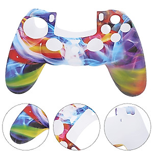 OSALADI Gamepad Anti- Slip Sleeve Silicone Cover Case Compatible for PS4 Game Console Handle
